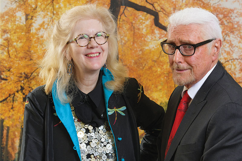 Joyce and Patrick Stoner are an Eccentric and Successful Local Power Couple