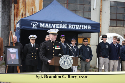 Malvern Prep Rowing Team’s Boat Christening