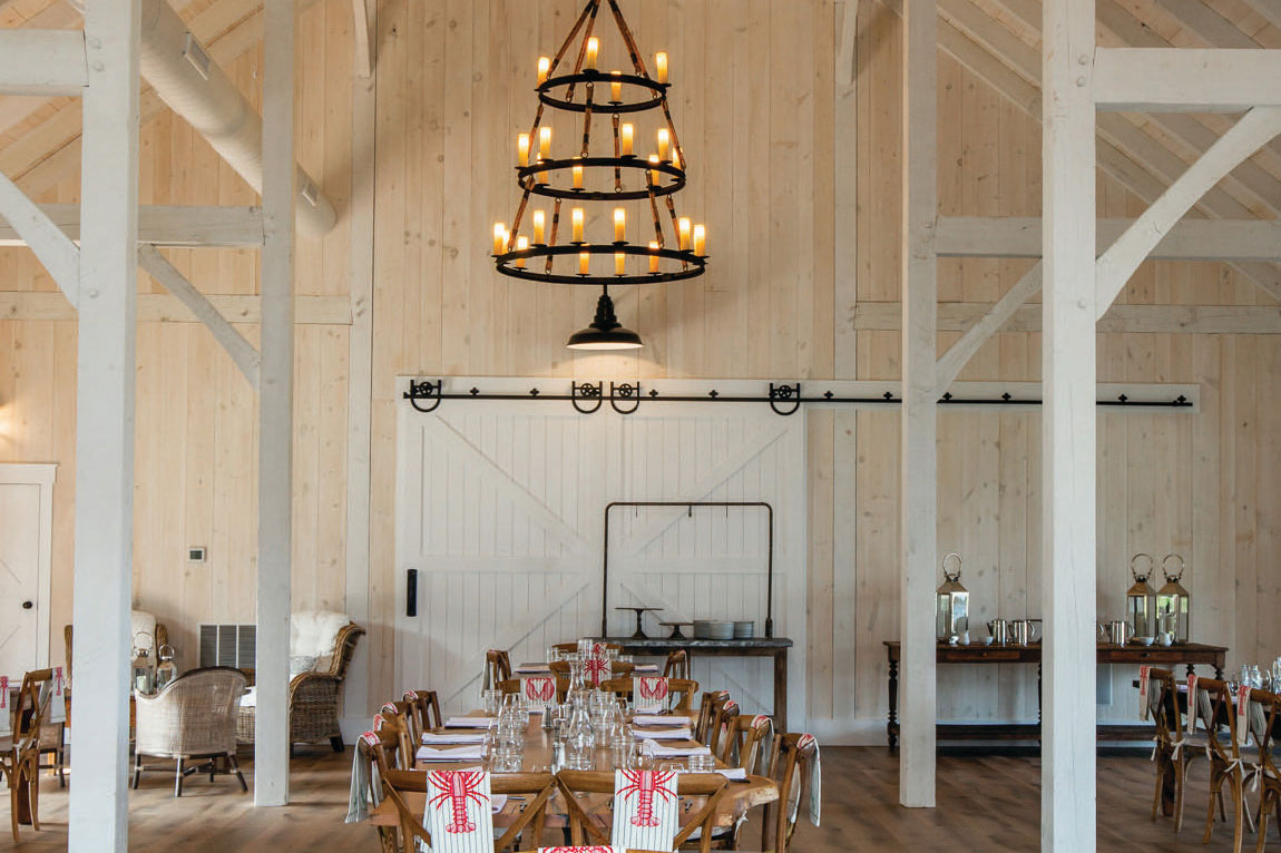 A Chester County Barn Transforms Into a Pretty Entertaining Space